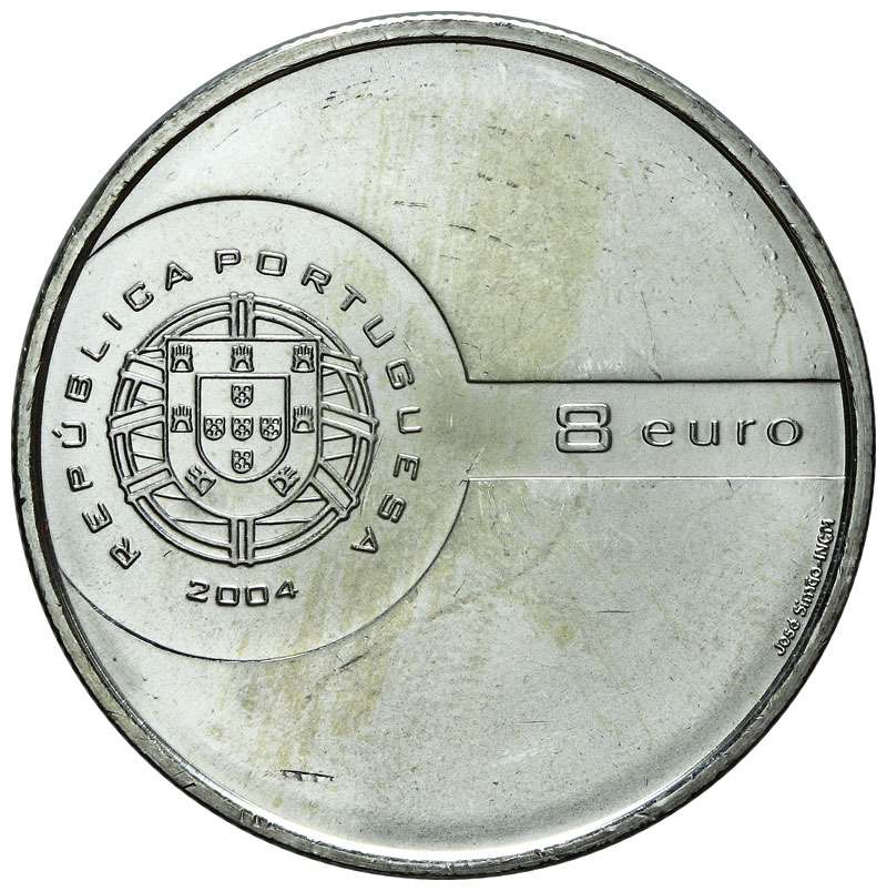 Collezionismo | Articolo | PORTOGALLO - 8 EURO - EURO 2004 - ARGENTO