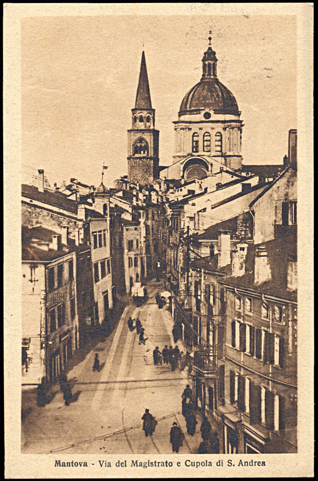 Collezionismo | Articolo | MANTOVA - VIA DEL MAGISTRATO E CUPOLA DI S ...
