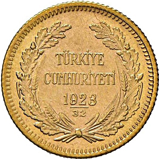 Investimento | Oro - Monete | Turchia | 50 Kurush - Ataturk